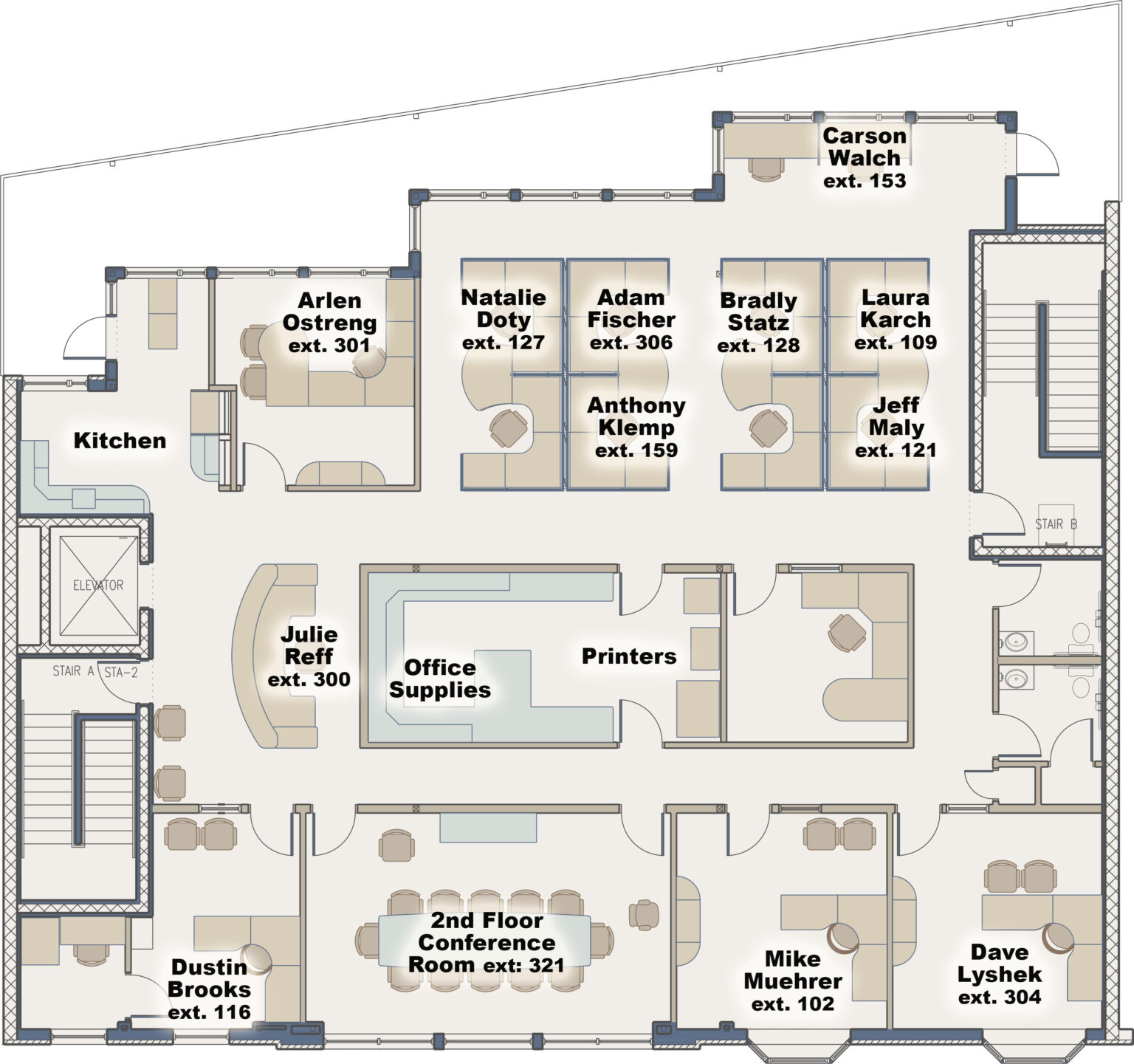 GEN Emp:Seating Charts - PDS Office - Edge Consulting Engineers