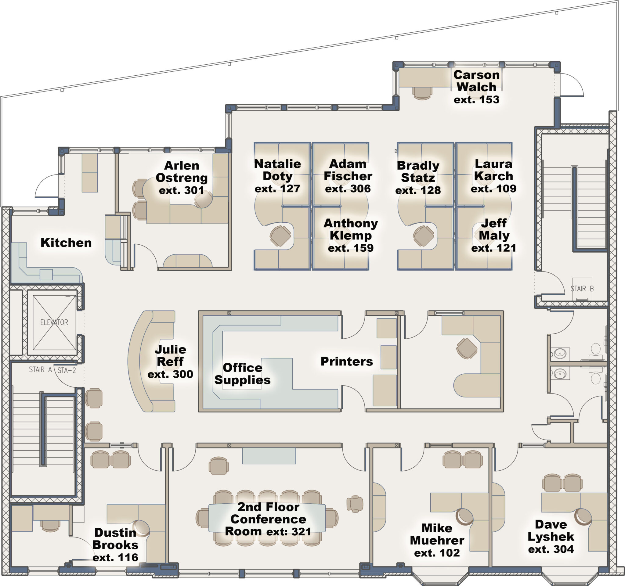 GEN Emp:Seating Charts - PDS Office - Edge Consulting Engineers
